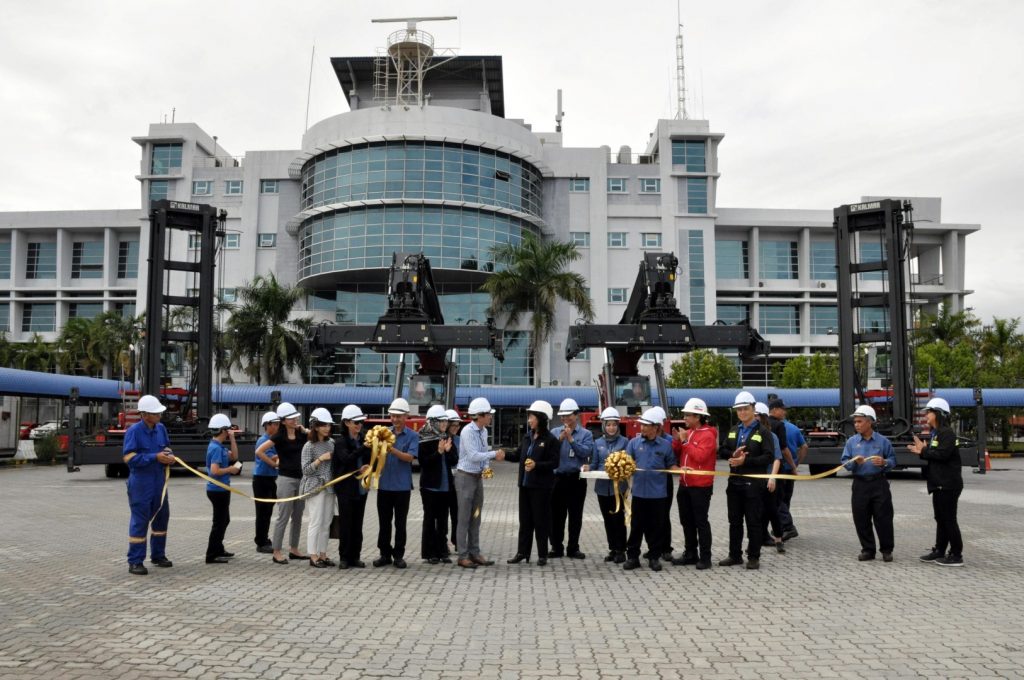 Handing over equipments to SBCP by Cargotec – Sabah Ports Sdn. Bhd.